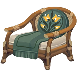 Lily Rattan Armchair - Palia Customization Recipe - Palia Database