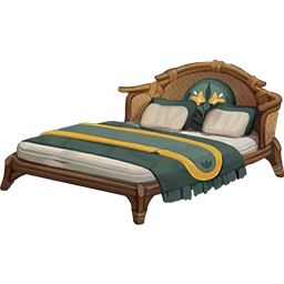 Lily Rattan Bed - Palia Customization Recipe - Palia Database