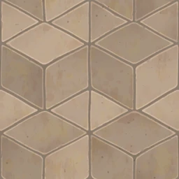 Ochre Cubed Tile Floor - Palia Floor Tiling - Palia Database
